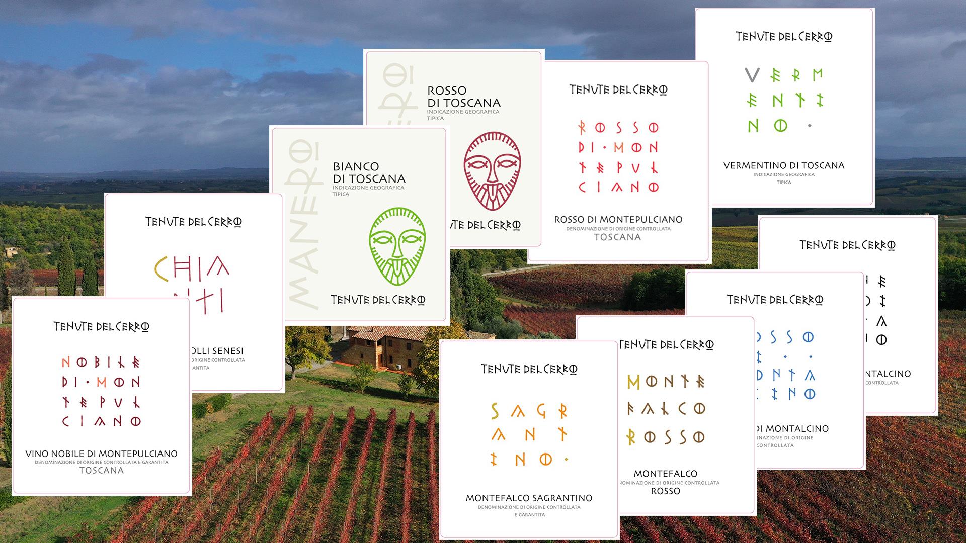 Restyling of Tenute del Cerro's line dedicated to the off trade